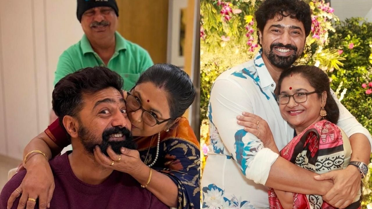 Dev wishes his mother on her 60th birthday