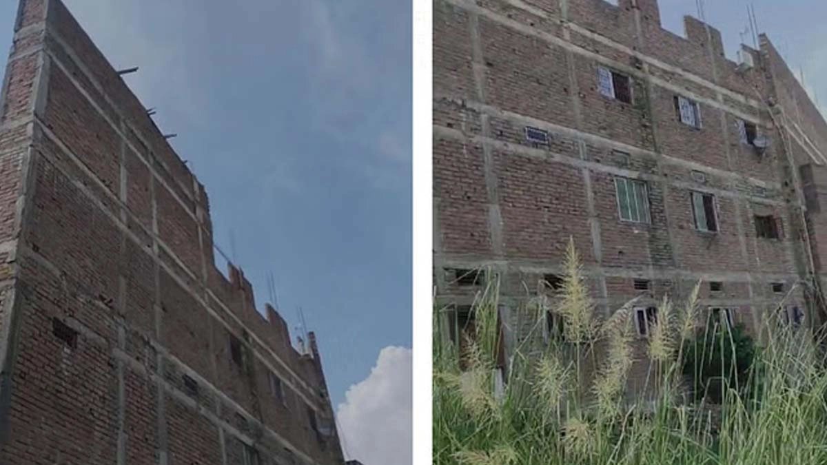 125 feet long but only three feet wide this house of Bihar with a ...